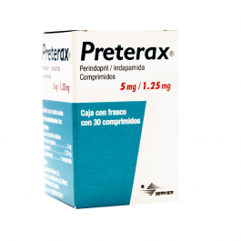 PRETERAX 5/1.25 MG 15 COMP