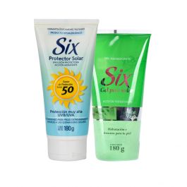 Pack Six Protector Solar F50 + Gel Post Solar 180g