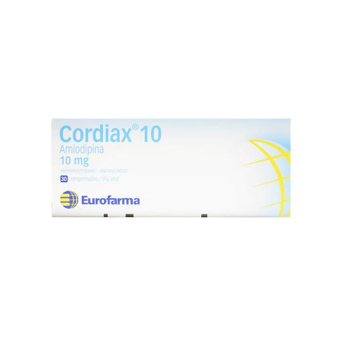 Cordiax 10mg X 30 Comprimidos