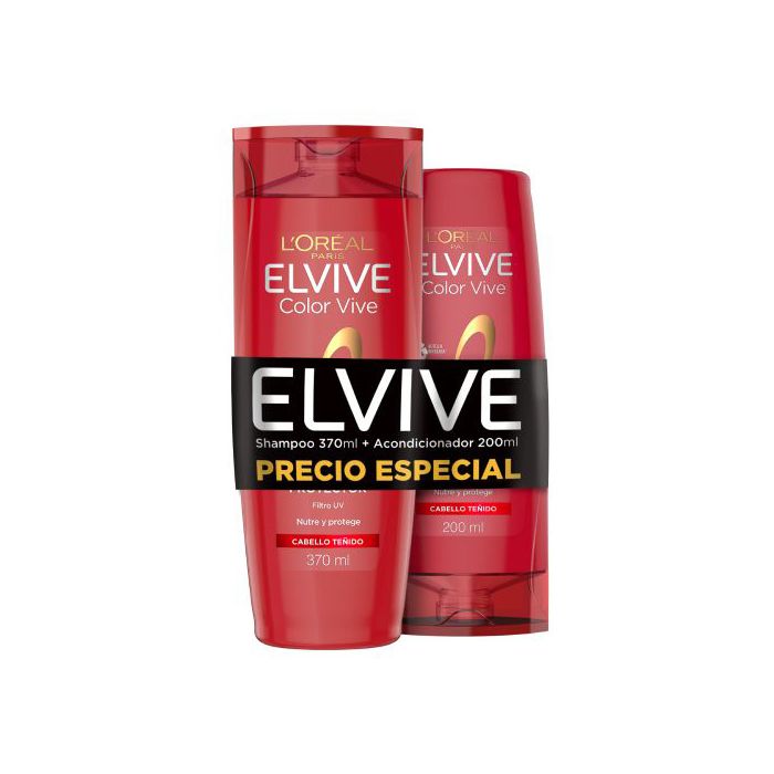 Pack Elvive Color Vive Shampoo 370ml + Acondicionador 200ml