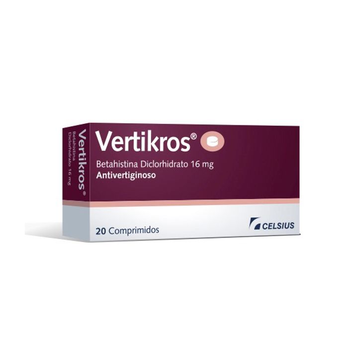 VERTIKROS 16 MG 20 COMP