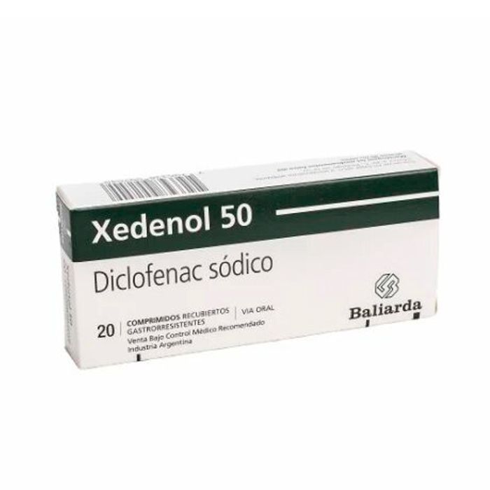 XEDENOL 50 MG 20 COMP